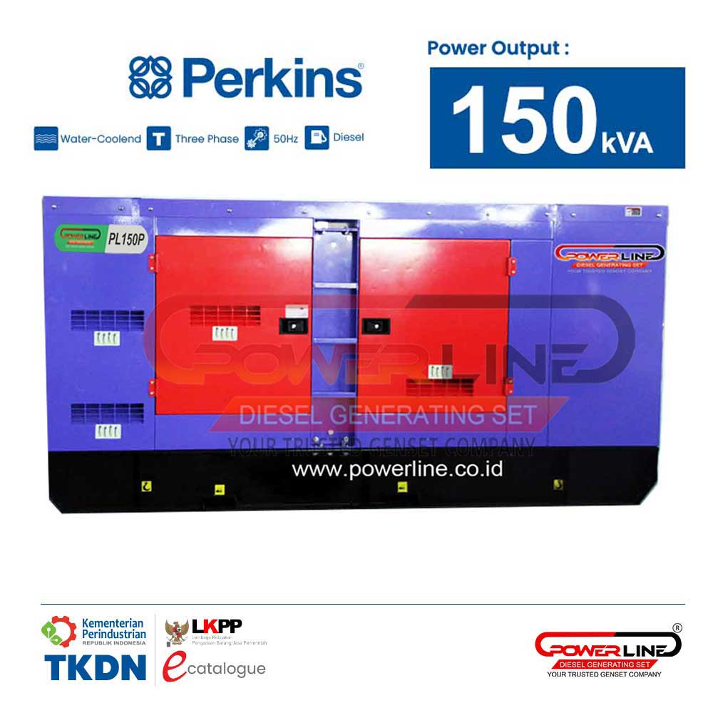 Genset 150 KVA Perkins | Genset 120 KW Perkins - Jual Genset Perkins Berkualitas