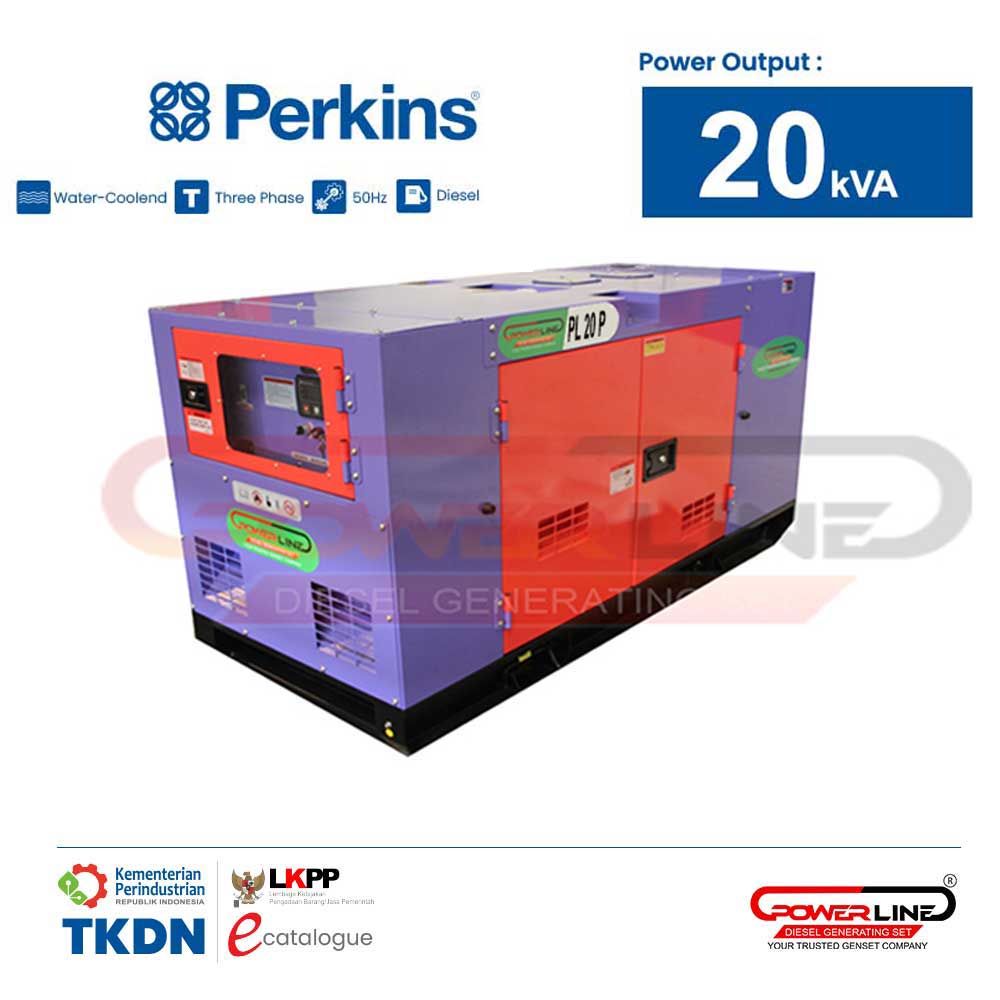 Genset 20 KVA Perkins | Genset 16 KW Perkins - Jual Genset Perkins ...